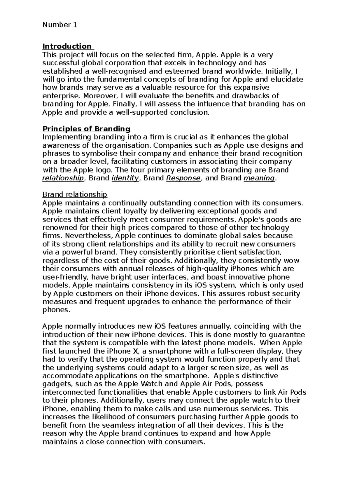 Number 1 - just the p1 - Number 1 Introduction This project will focus ...