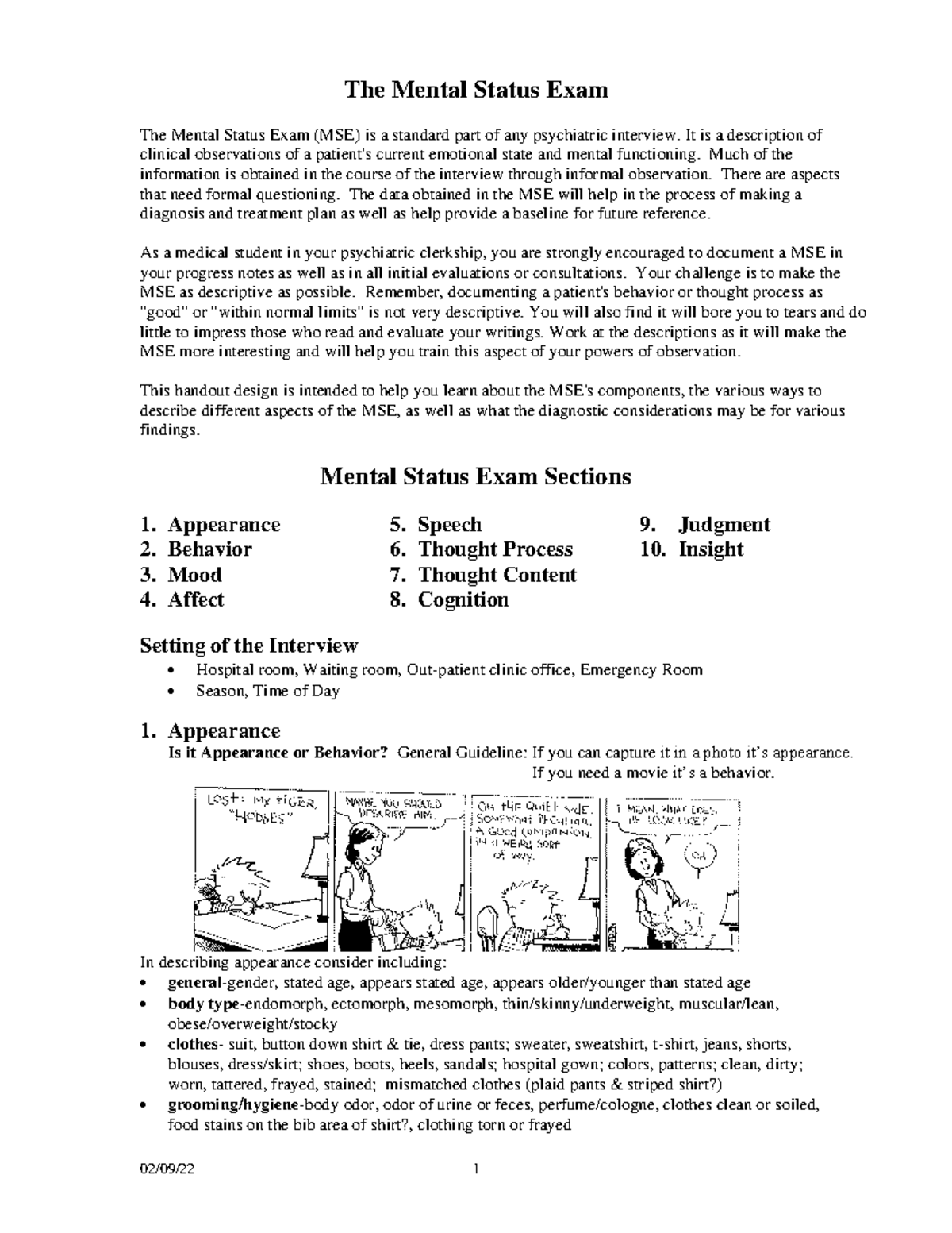 Mental-status-exam - Lecture about mental status exam - The Mental ...
