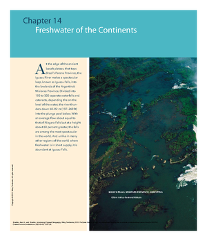 Introducing Physical Geography - (Chapter 15 Landforms Made by Running ...