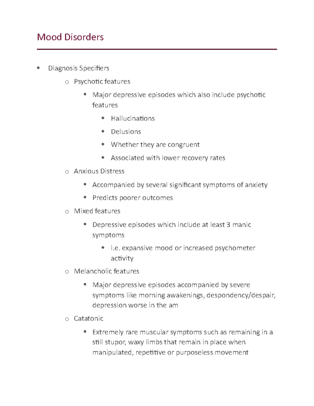 Mood Disorders - Mood Disorder lecture - Mood Disorders Diagnosis ...