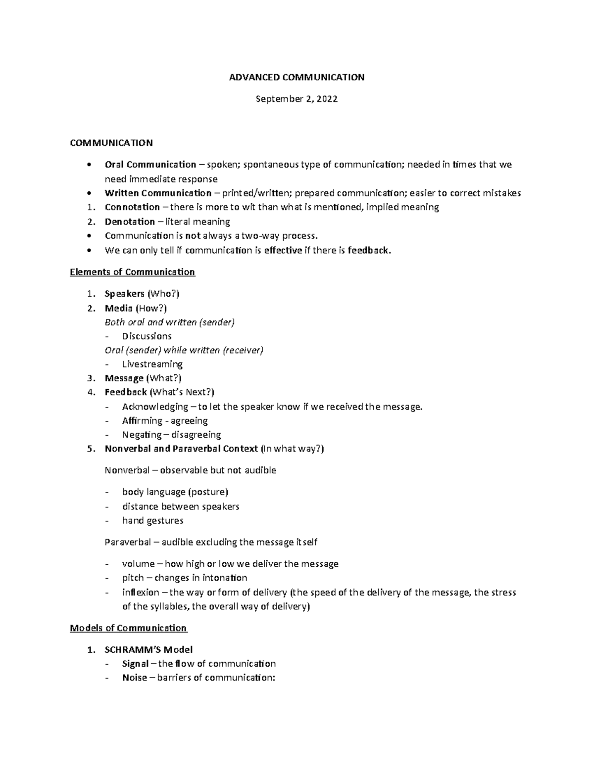 Advanced-communication-notes compress - ADVANCED COMMUNICATION ...