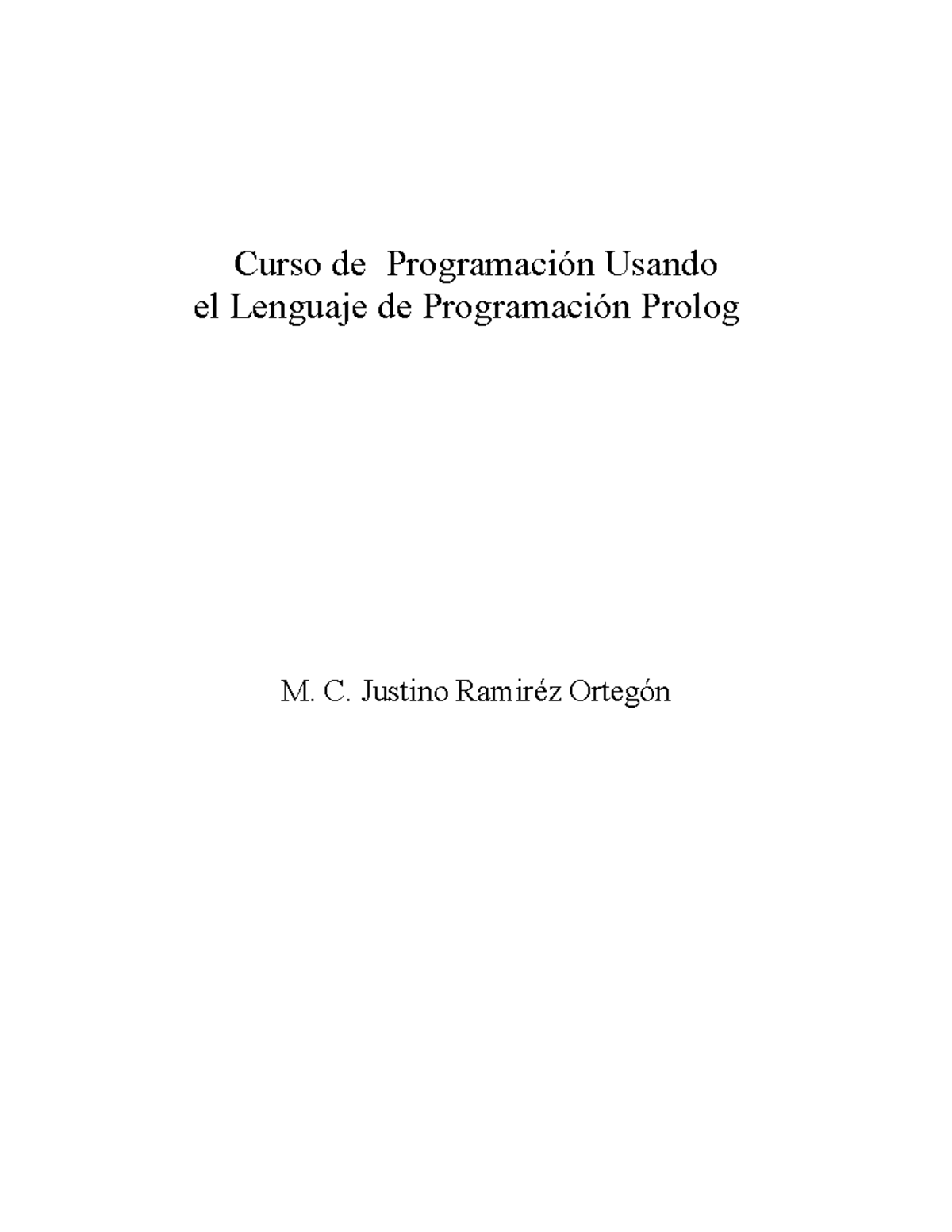 Curso de Programacion Usando prolog - Curso de Programación Usando el ...