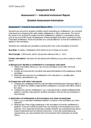 Industrial Instrument Report - Marking Criteria - MER 21037 Industrial ...