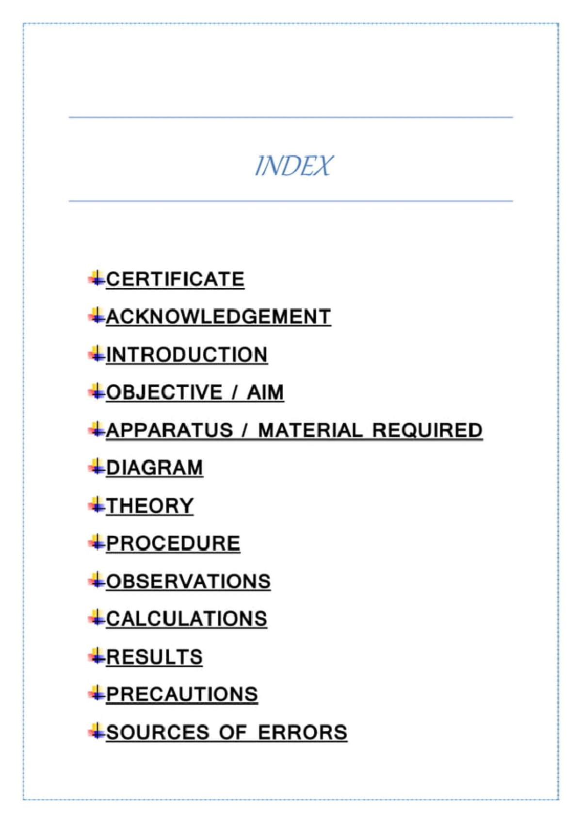 Project-4 ri of oil and water - Physics - Studocu