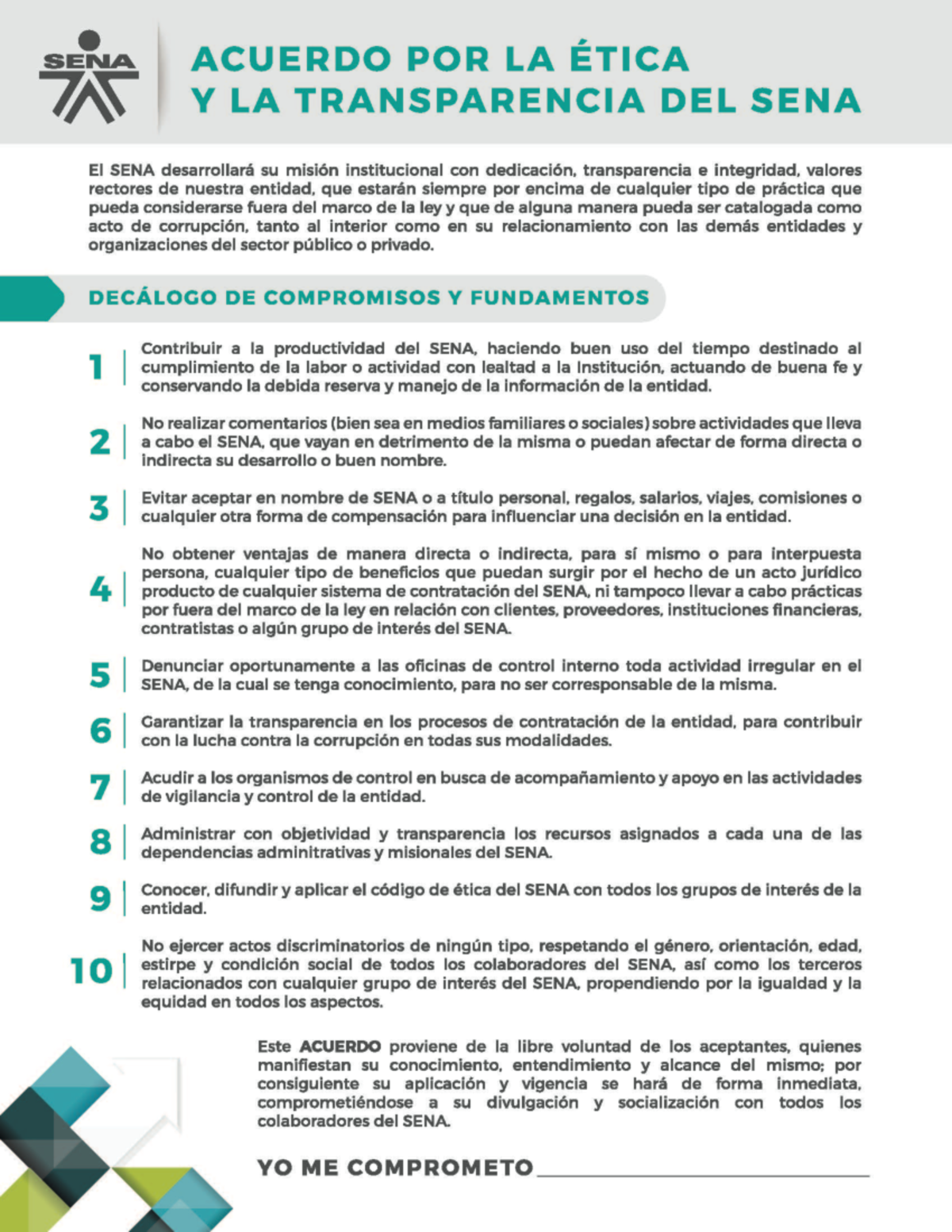 Codigo De Etica Código De ética De Funcionarios Financieros