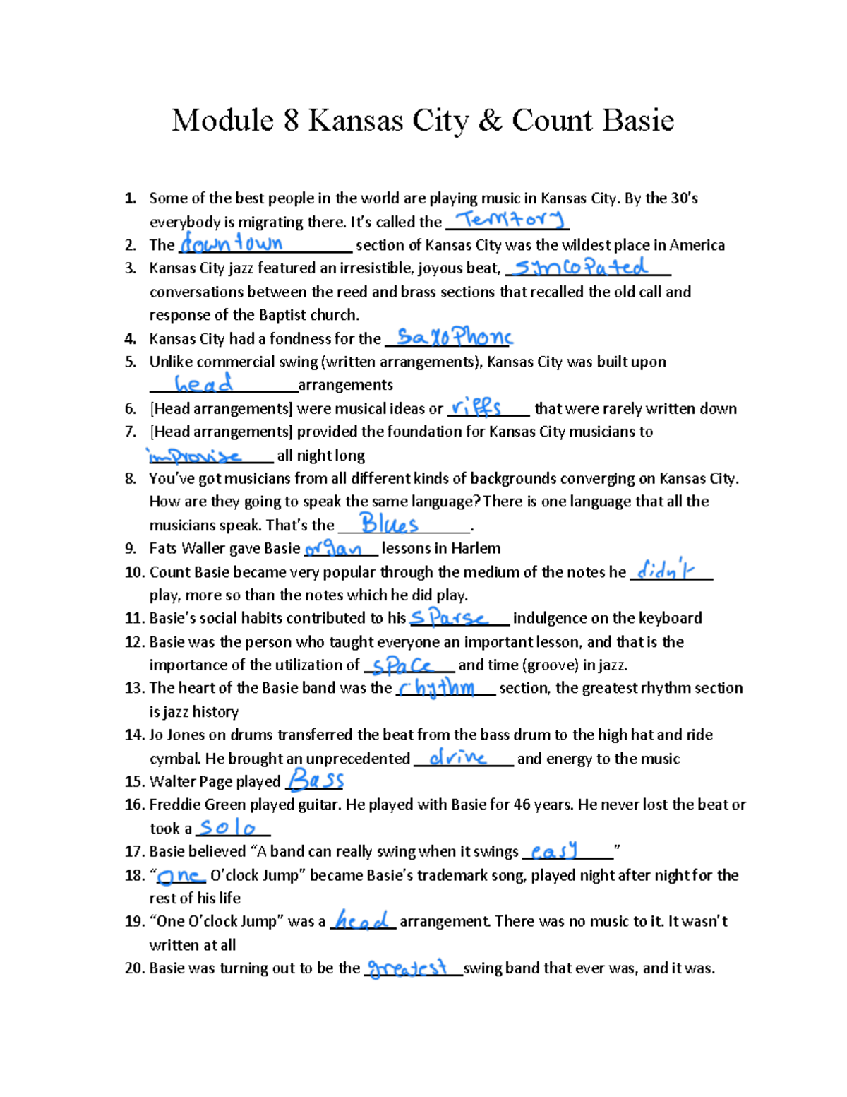 Module+8+Kansas+City - Mus 12 - Mt. SAC - Studocu