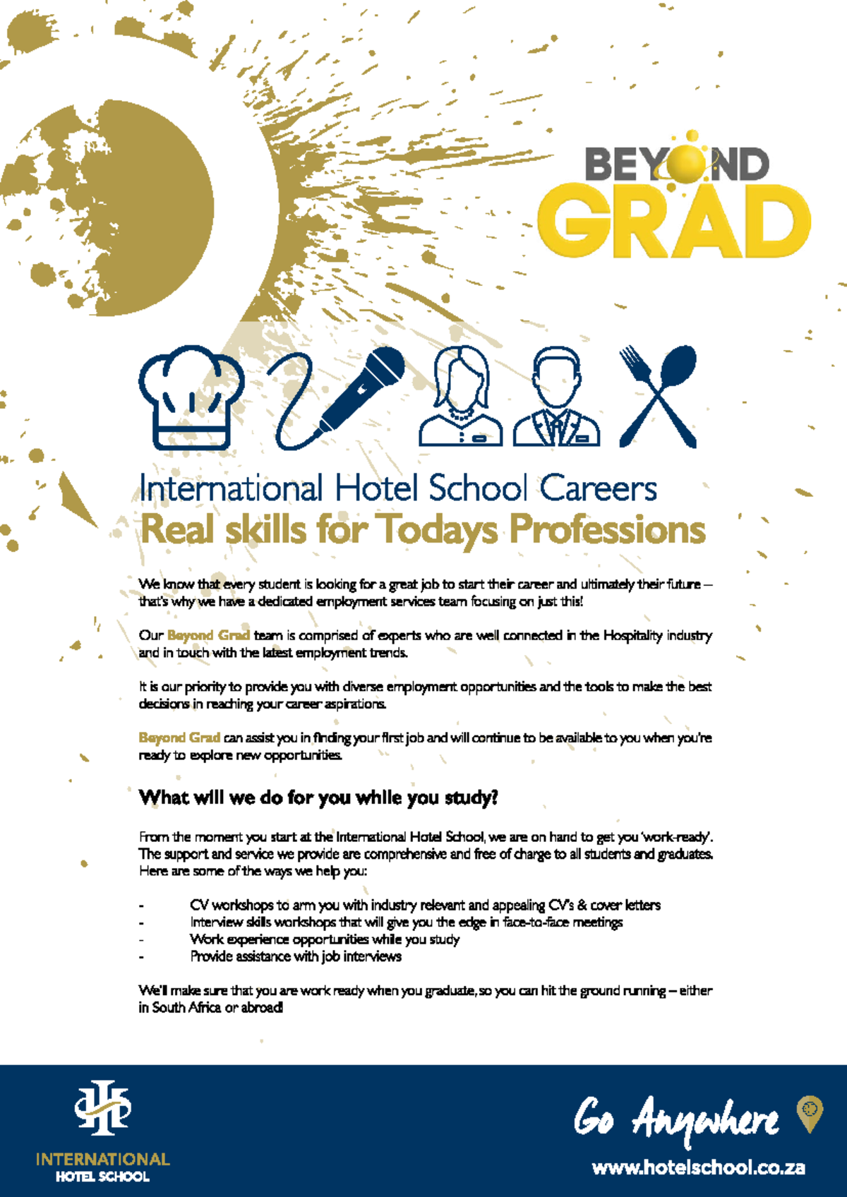 IHS Beyond Grad Info Sheet - Studocu