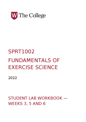 PWC170 Practical 3: Ergometers & Submaximal Fitness Testing - Research ...
