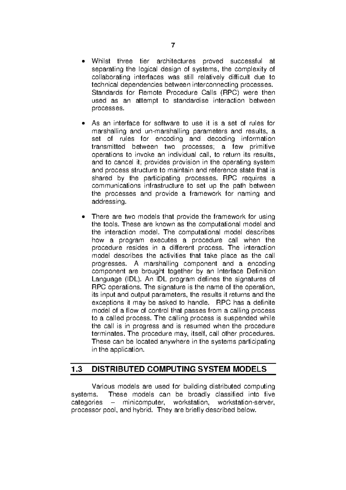 ECS Distributed Computing 5 - 7 Whilst three tier architectures proved ...