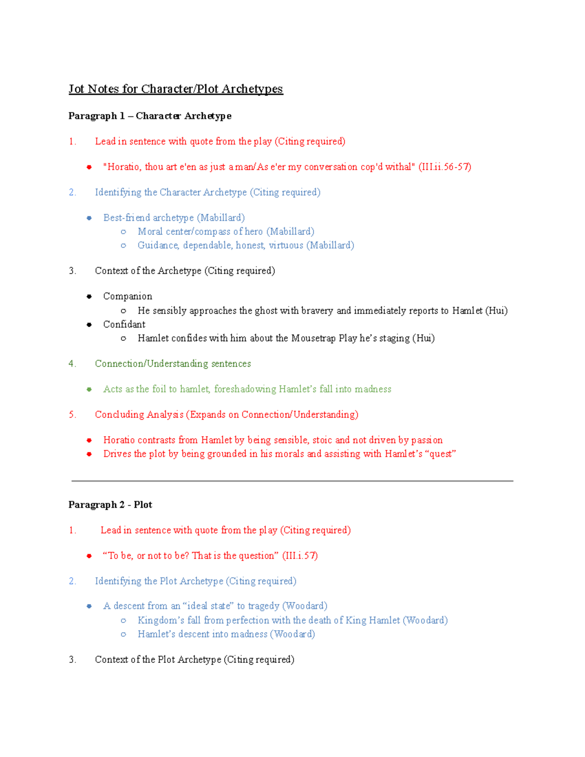 Joy - Jot Notes for Character Plot Archetypes - Jot Notes for Character ...