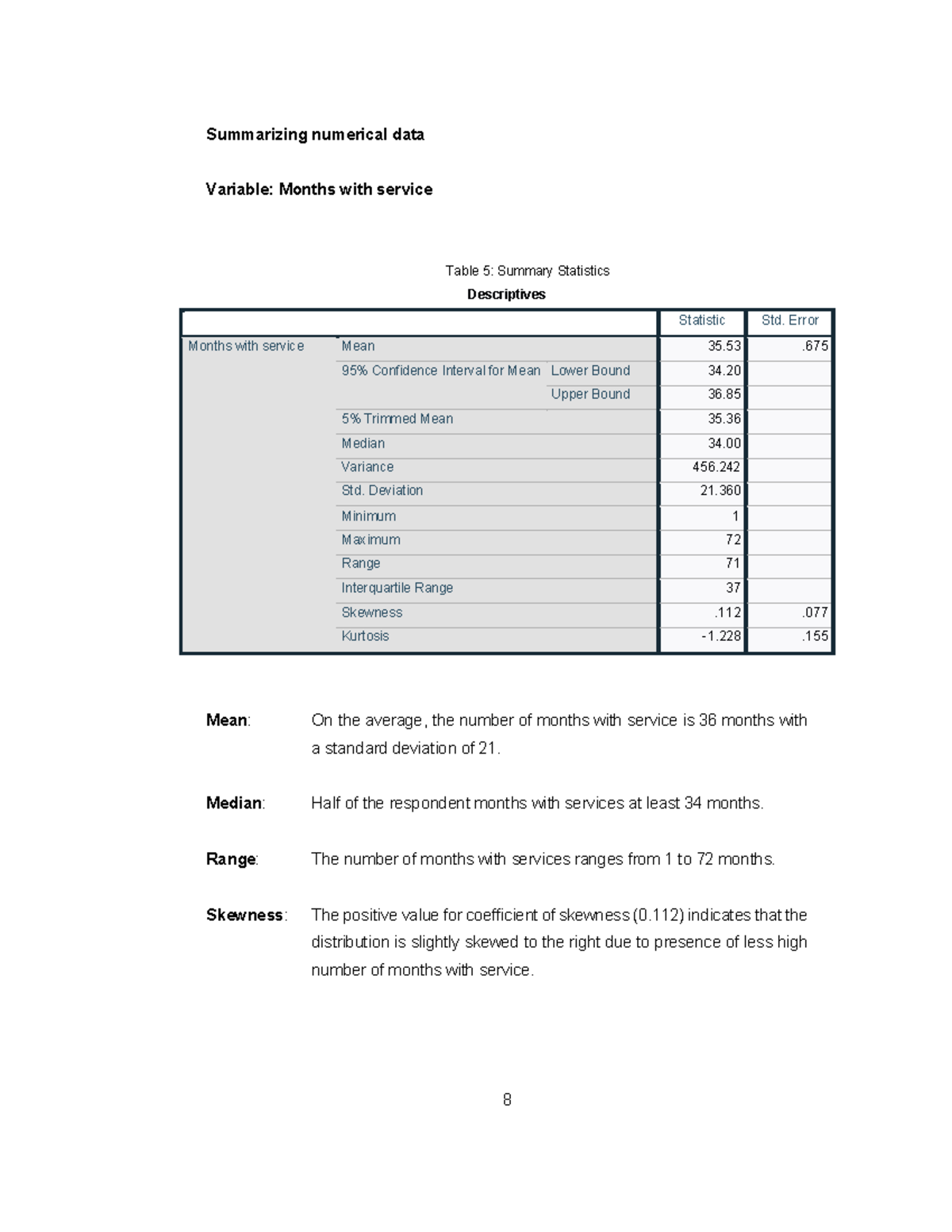 Numerical data - Summary Statistics for business and social sciences - 8 Summarizing numerical ...