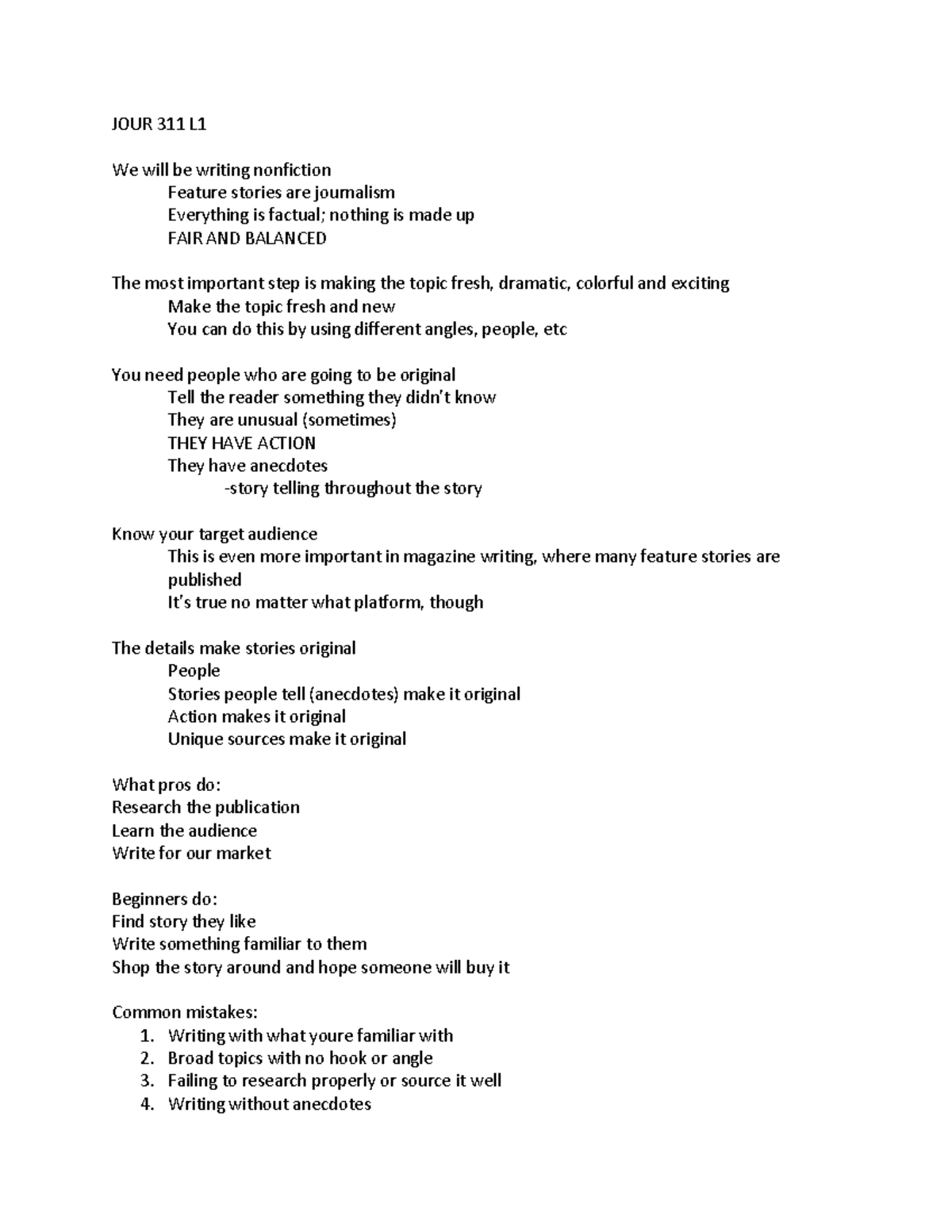 News Feature Writing Midterm Exam Guide Warning Tt Undefined Function 32 Warning Tt