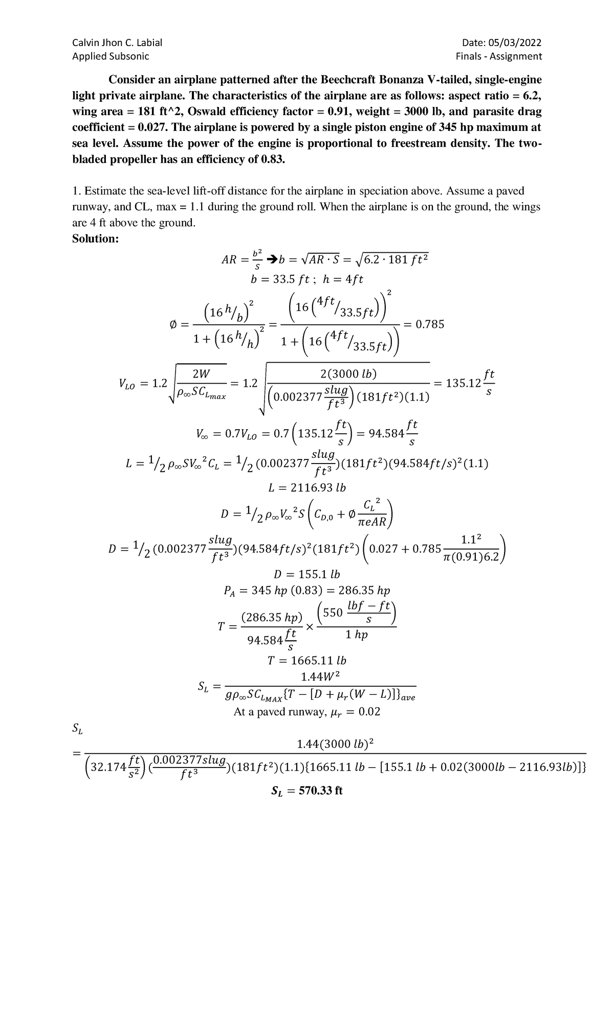 Assignment Finals Subsonic - Calvin Jhon C. Labial Date: 05/03/ Applied ...