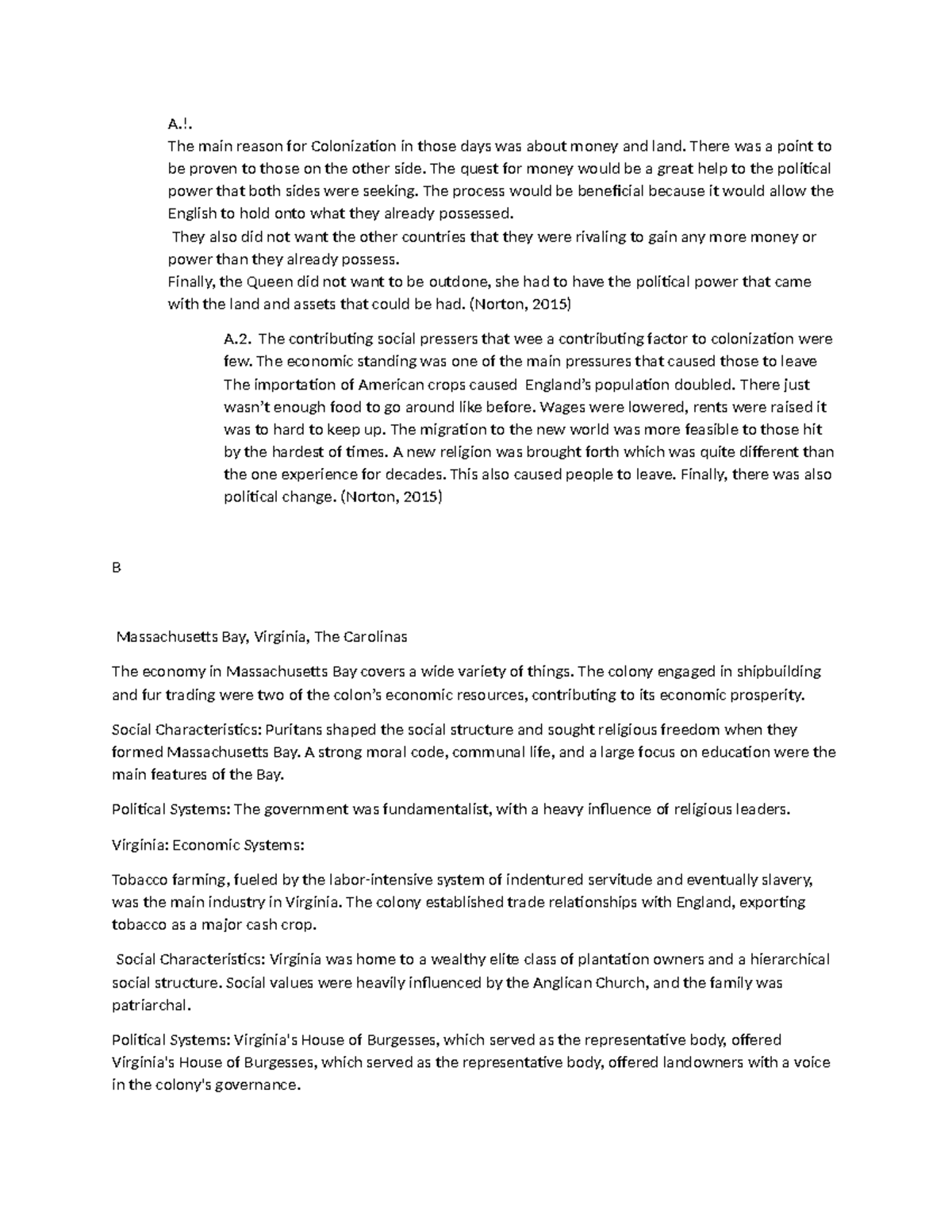 New task1 draft - task 1 A through c passed - A.!. The main reason for ...