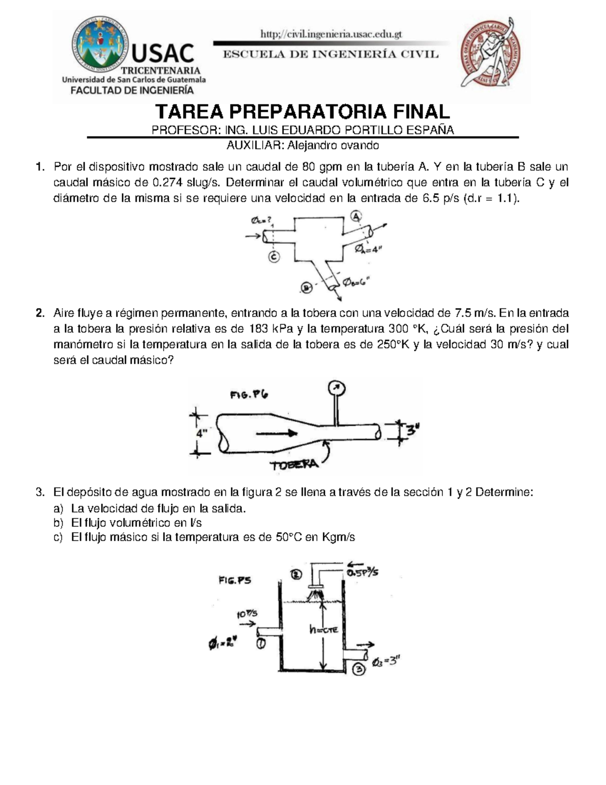 Tarea Final Tarea Final Tarea Final Tarea Final - PROFESOR: ING. LUIS ...