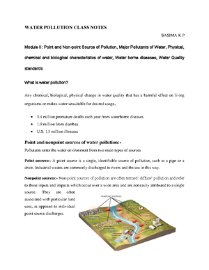 EIA Module 4 - Lecture notes - MODULE IV Impacts of pollutants, Types ...