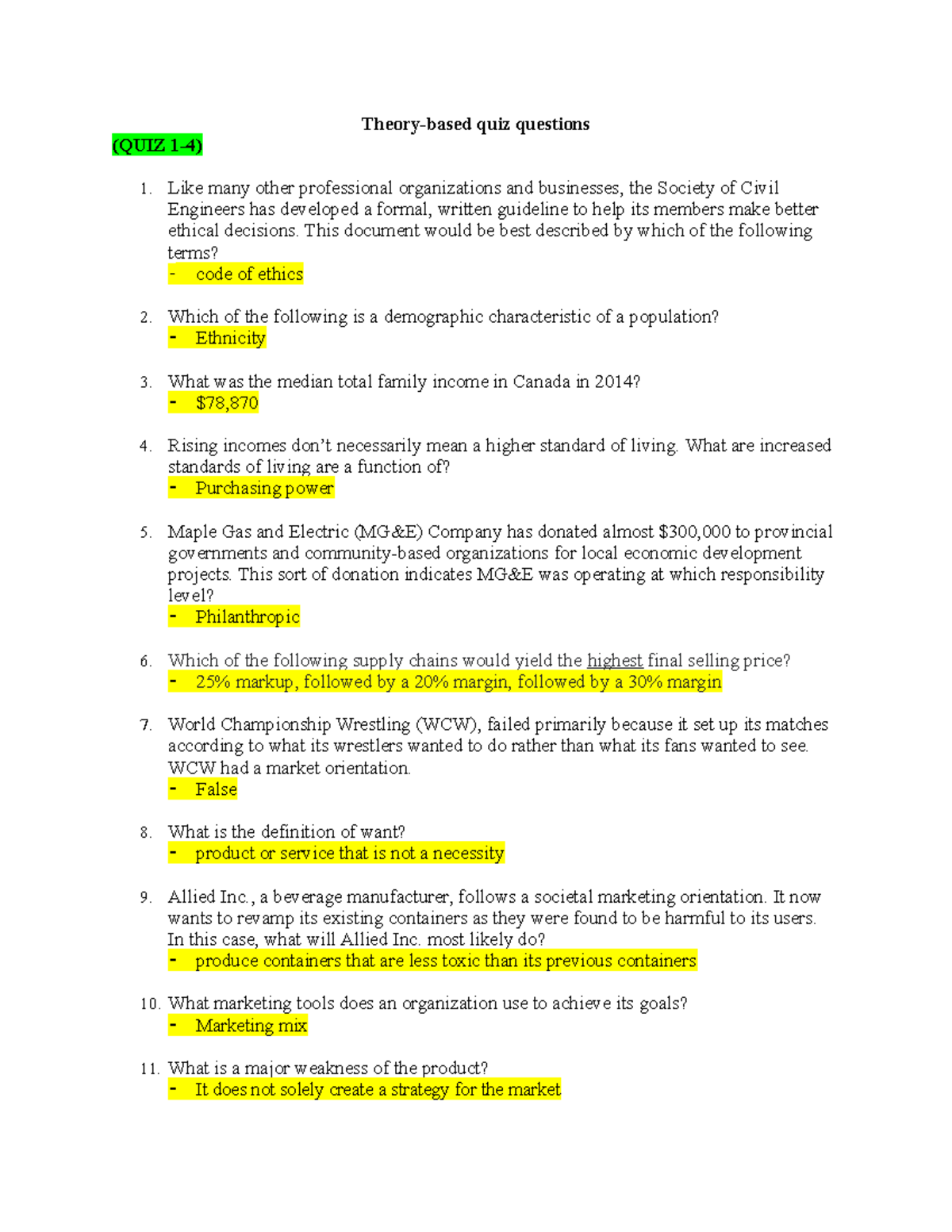 Theory quiz questions - I hope this helps - Theory-based quiz questions ...