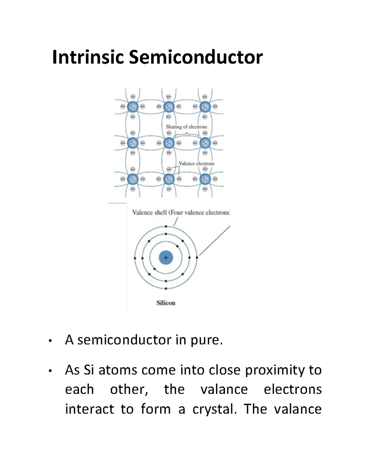 Intrinsic-Semiconductor - Intrinsic Semiconductor A semiconductor in ...