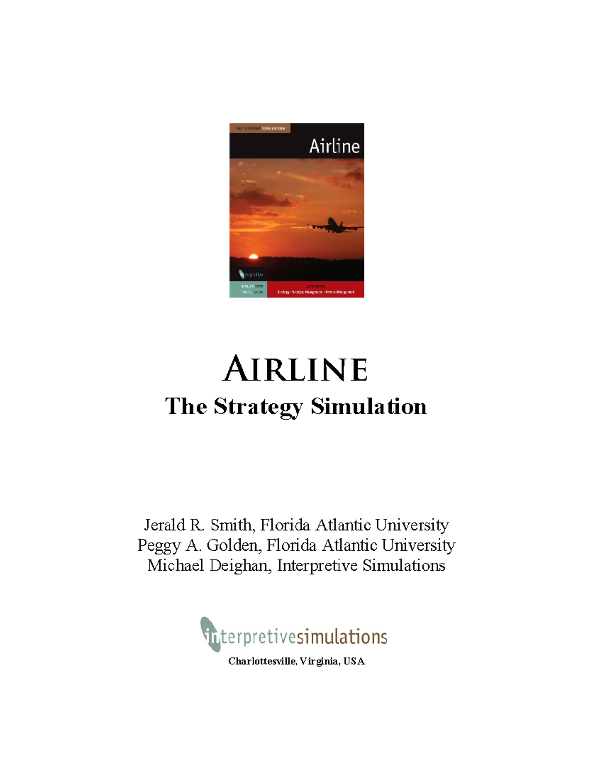 airline-the-strategy-simulation-pdf- Airline The Strategy Simulation ...