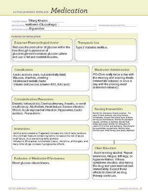 Metformin (Glucophage) - ACTIVE LEARNING TEMPLATES THERAPEUTIC ...