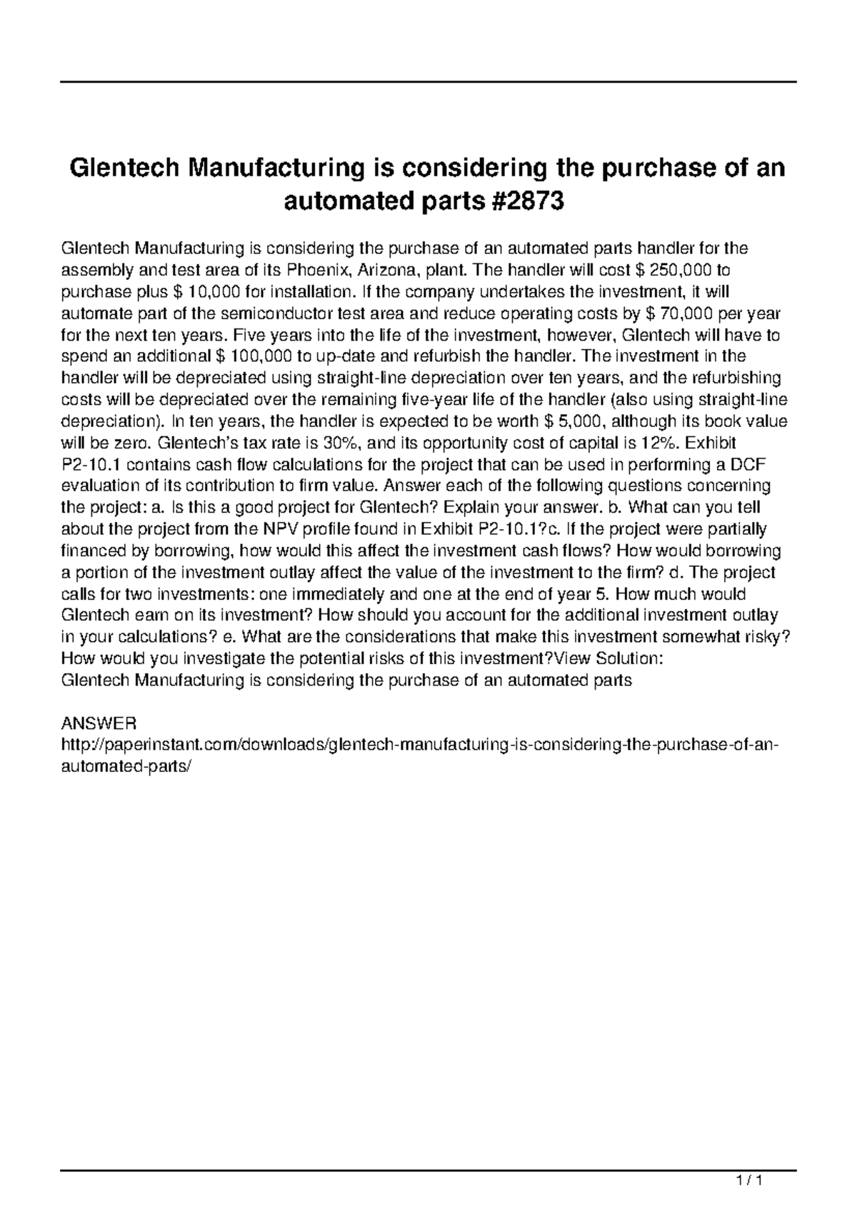 491643479-Glentech-Manufacturing-is-Considering-the-Purchase-of-an ...