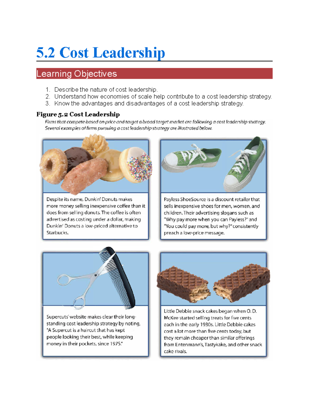 CH5.2 - Cost Leadership - 5 Cost Leadership Learning Objectives ...