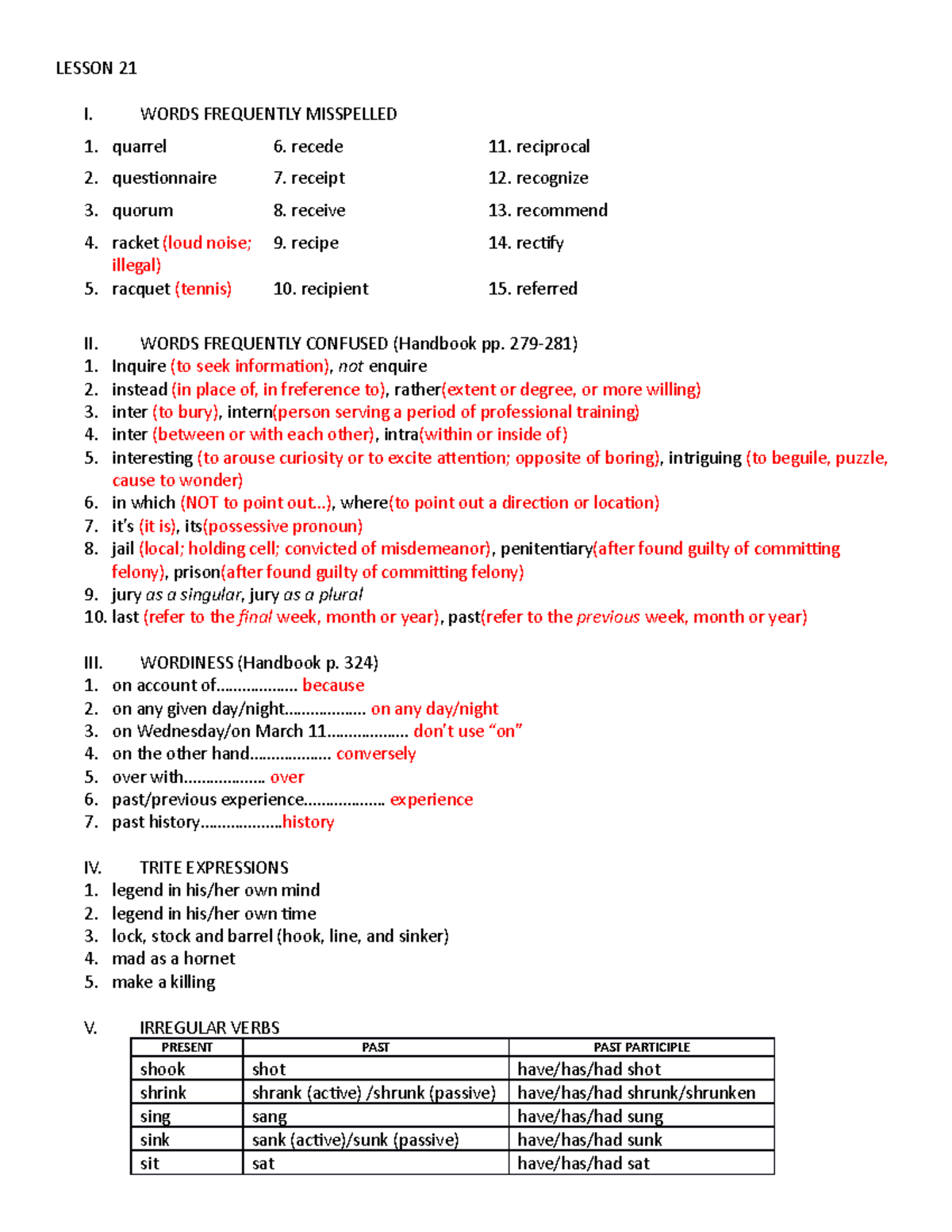 COM 131 - Lesson 21 - Taught by Professor Rory Faust - LESSON 21 I ...