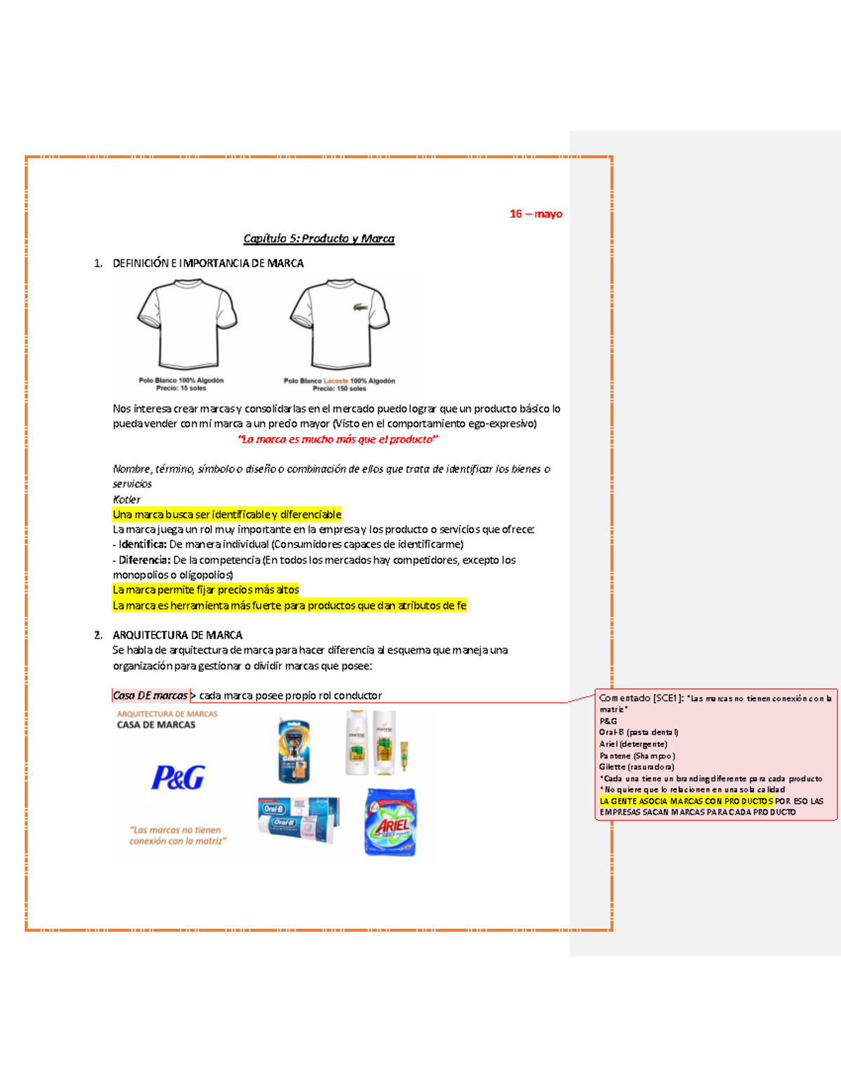 Capítulo 5 - Producto Y Marca - 16 – mayo CapÌtulo 5: Producto y Marca ...
