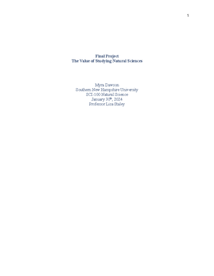 Module 2 assignment - Module Two Assignment Myra Dawson Southern New ...