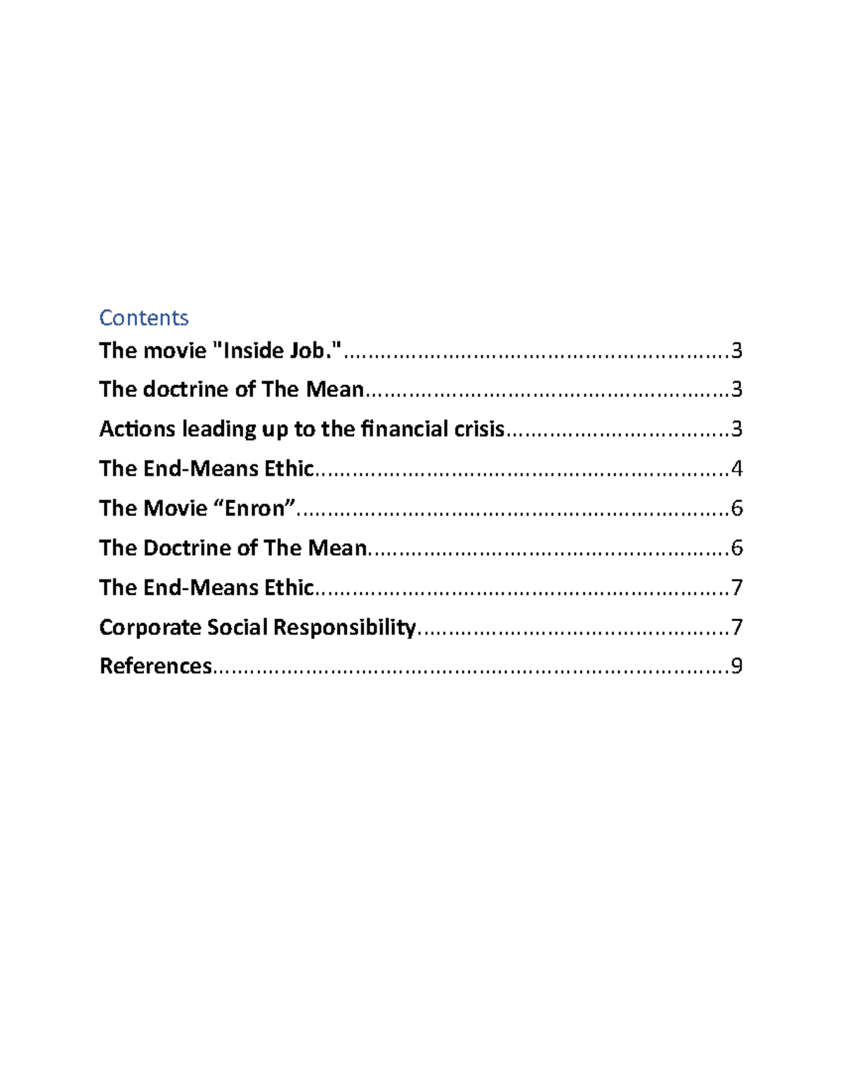 Inside-job - Inside-job - Contents The movie "Inside - Studocu