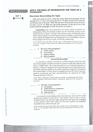 ELC WORD - Lecture notes 2929 - TOTAL: 35 MARKS Read the following ...