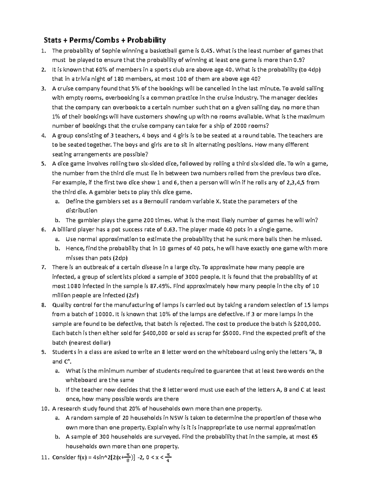 Stats perms combs Stacking - Stats + Perms/Combs + Probability The ...