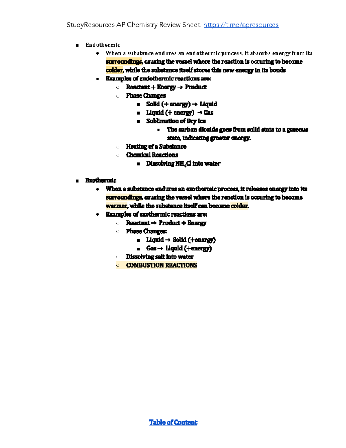 Fundamentals Chemistry Part 14 - StudyResources AP Chemistry Review ...