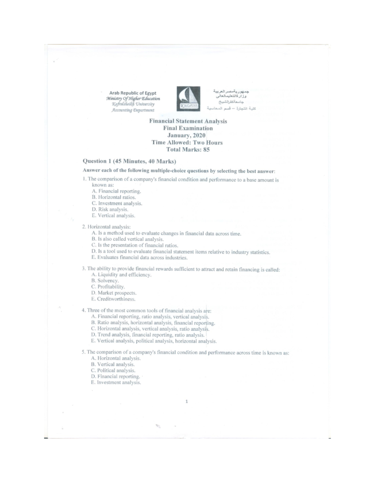 Exams for year 2019 - Advanced database management - Studocu