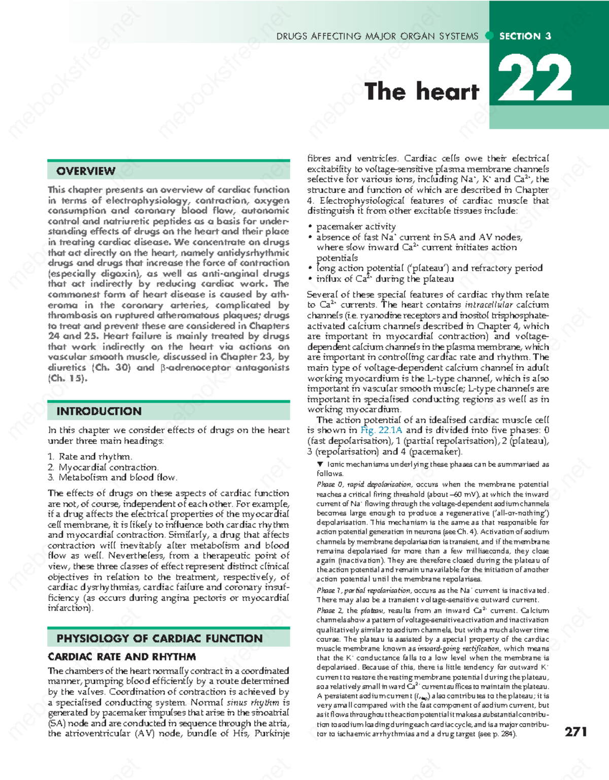 Arryhtmias MI CHF - 271 The heart 22 ####### DRUGS AFFECTING MAJOR ...