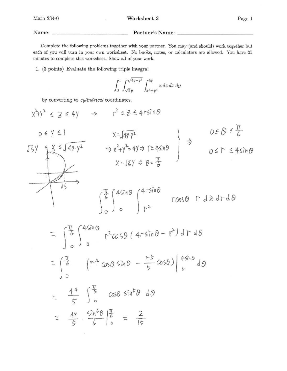 3 - Solutions - 2013 spring problem set - Math . Worksheet 3 Page 1 ...