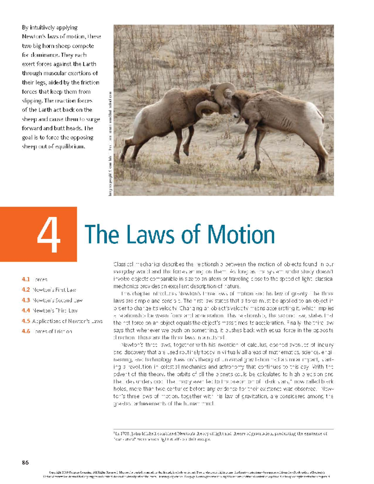 College Physics 9th Edition Chapter 4 The Laws of Motion - PHYS204 ...