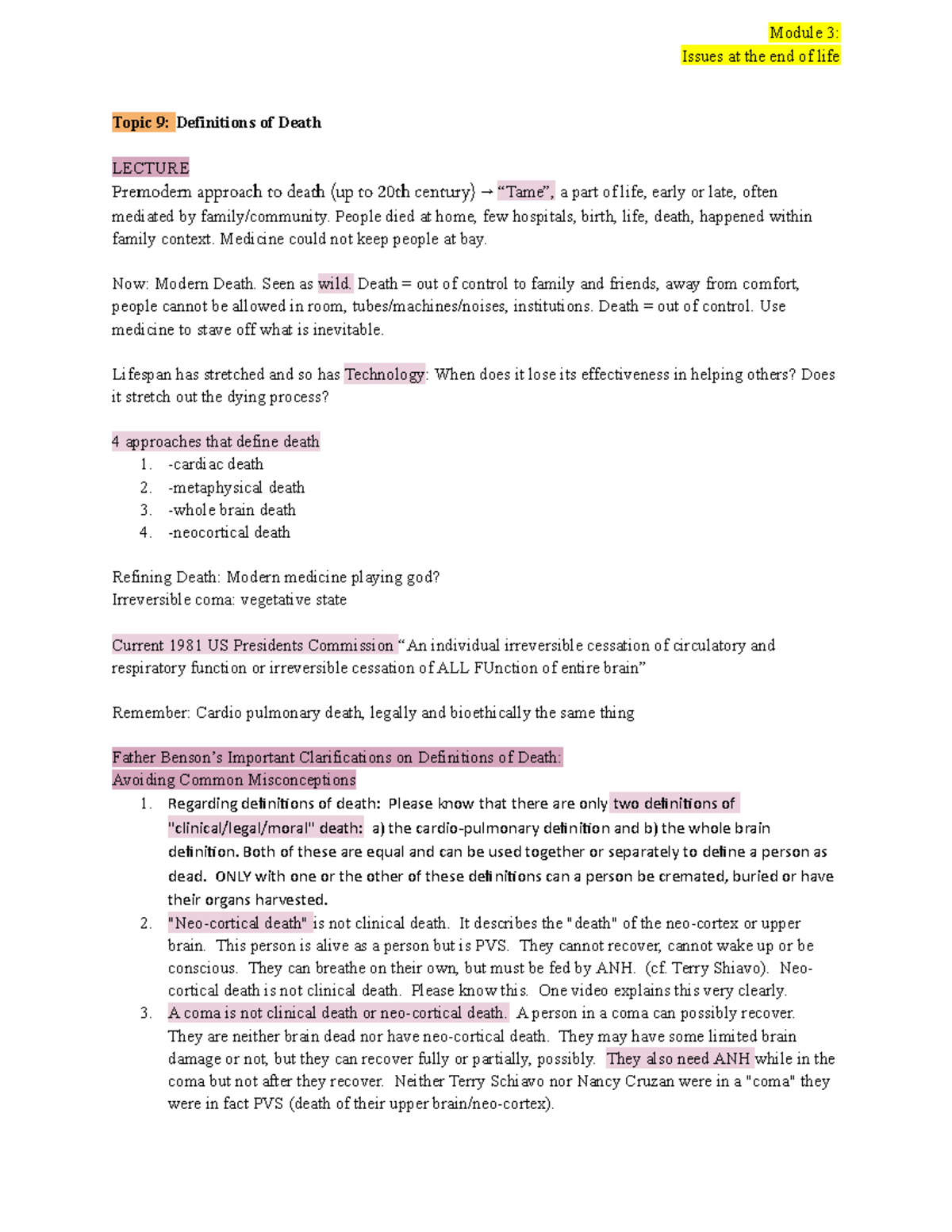 REL 229 Module 3 - Contains assignments, discussion, notes, and quizzes ...