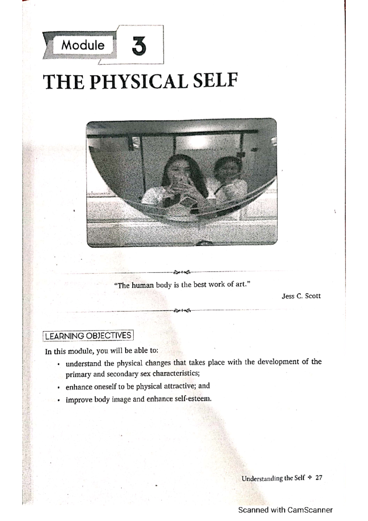 Physical SELF Module - Tourism managementTourism managementTourism ...