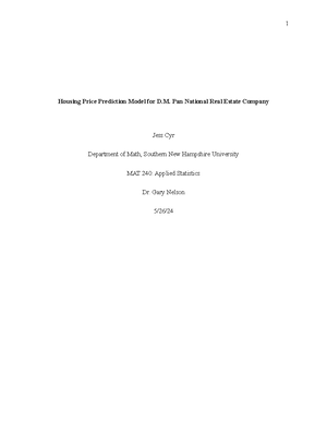 PSY222 Project One - I received an A- Project One Jess Cyr Southern New ...