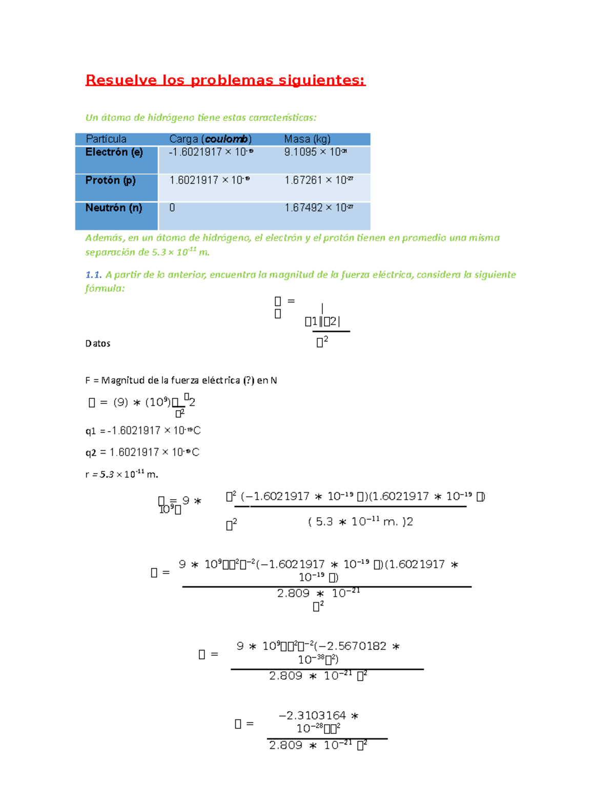 Actividad integradora 1 modulo 12 - Resuelve los problemas siguientes ...