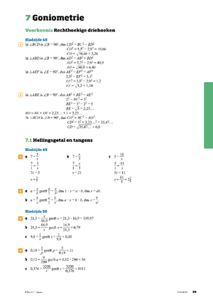 A3 VWO Moderne Wiskunde 12e Editie Uitwerkingen H1 - Studeersnel