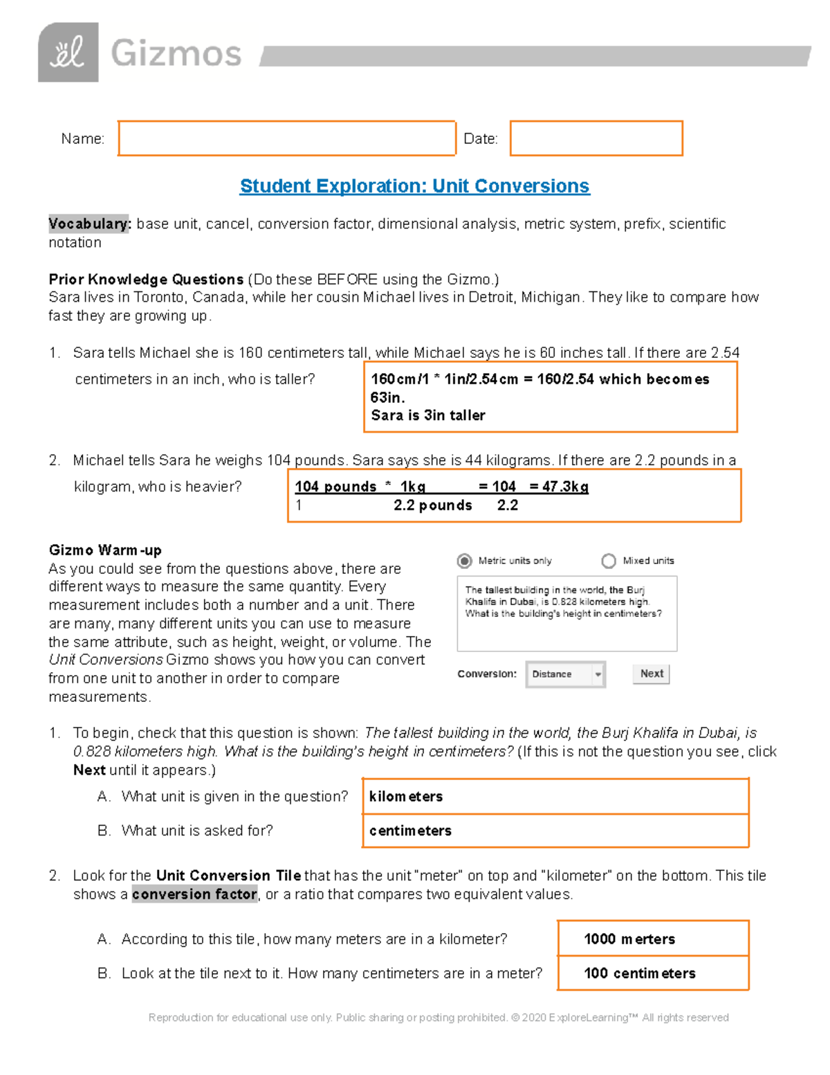 Copy of Module One Lesson Two Assignment - Name: Date: Student ...