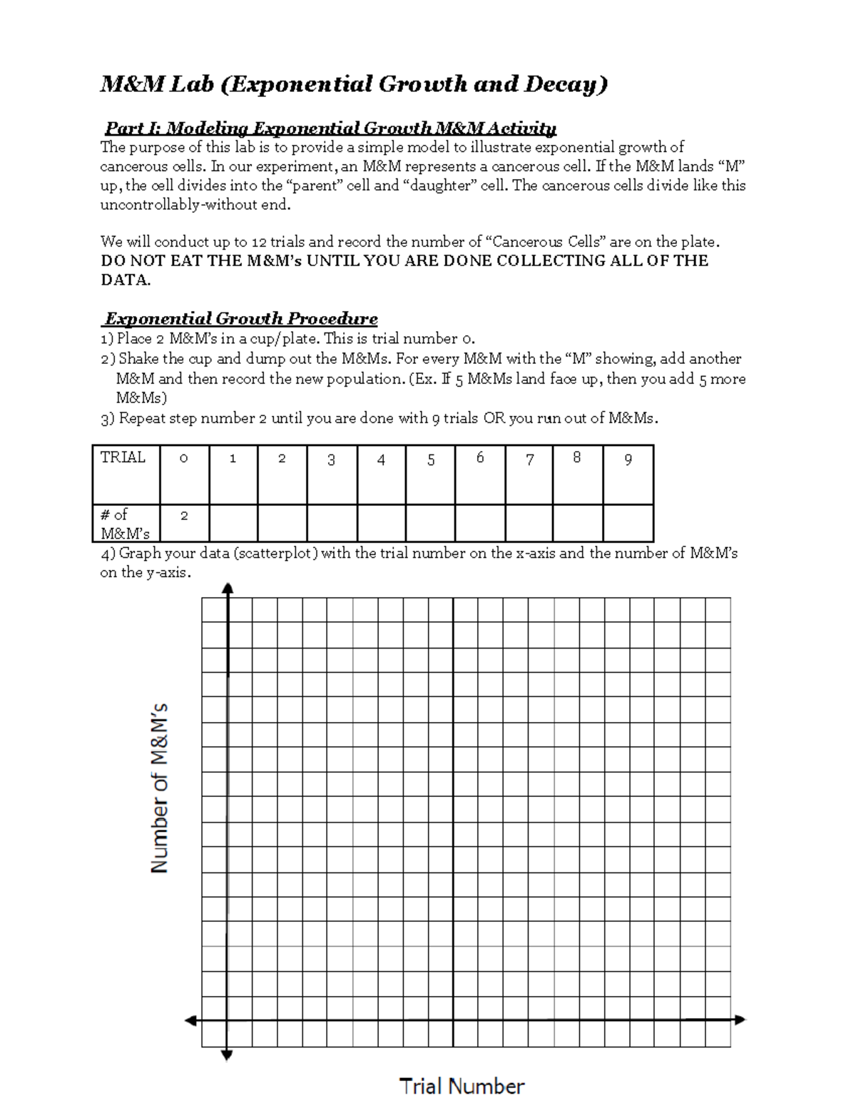 M&M Project (explortechnology).docx copy - M&M Lab (Exponential Growth ...