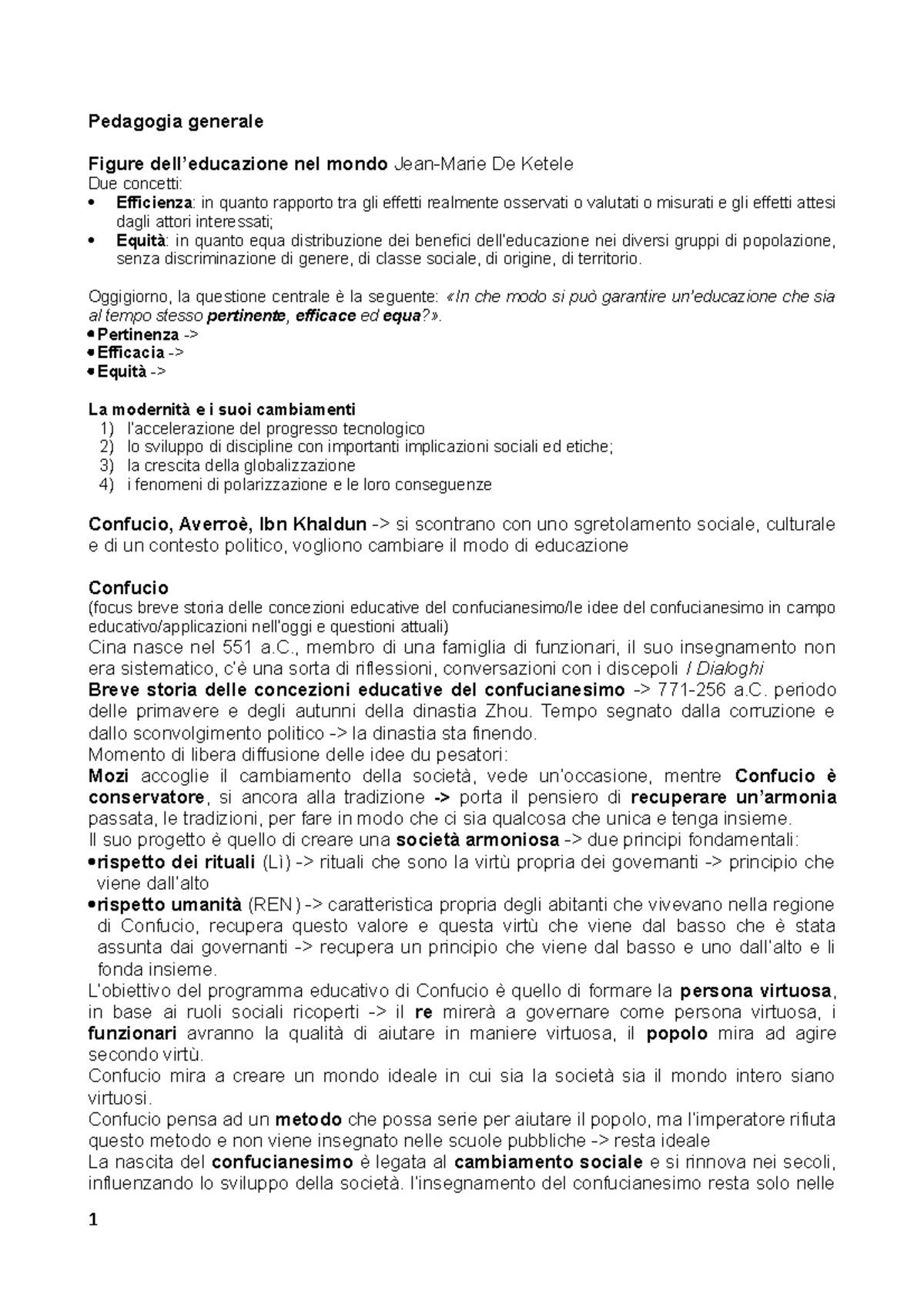 Pedagogia Generale - Pedagogia generale Figure dell’educazione nel ...