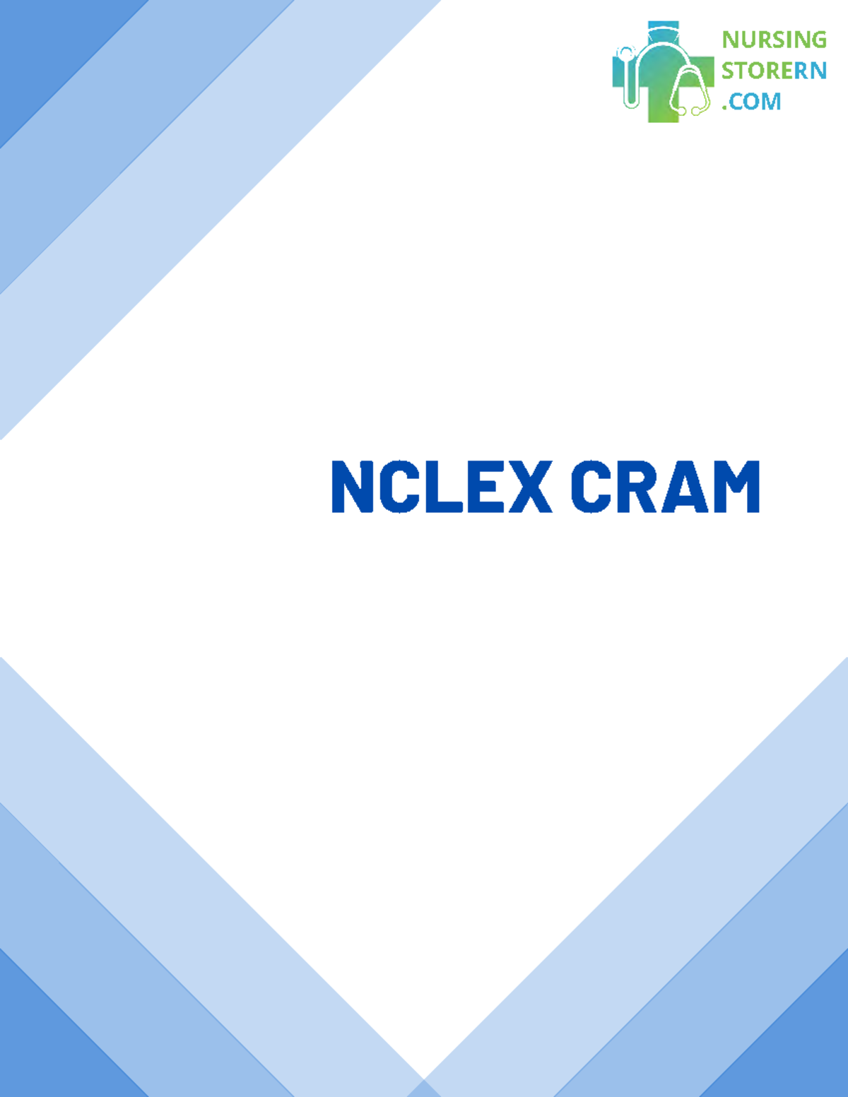 8- Nclex Cram - Study tips - NURSING STORERN .COM NCLEX CRAM RBCs: 4-6 ...