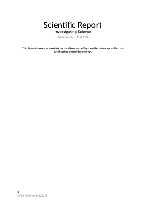 Investigating Science MOD 6 Task 2 Year 12 Notes - MODULE 6 SYLLABUS ...