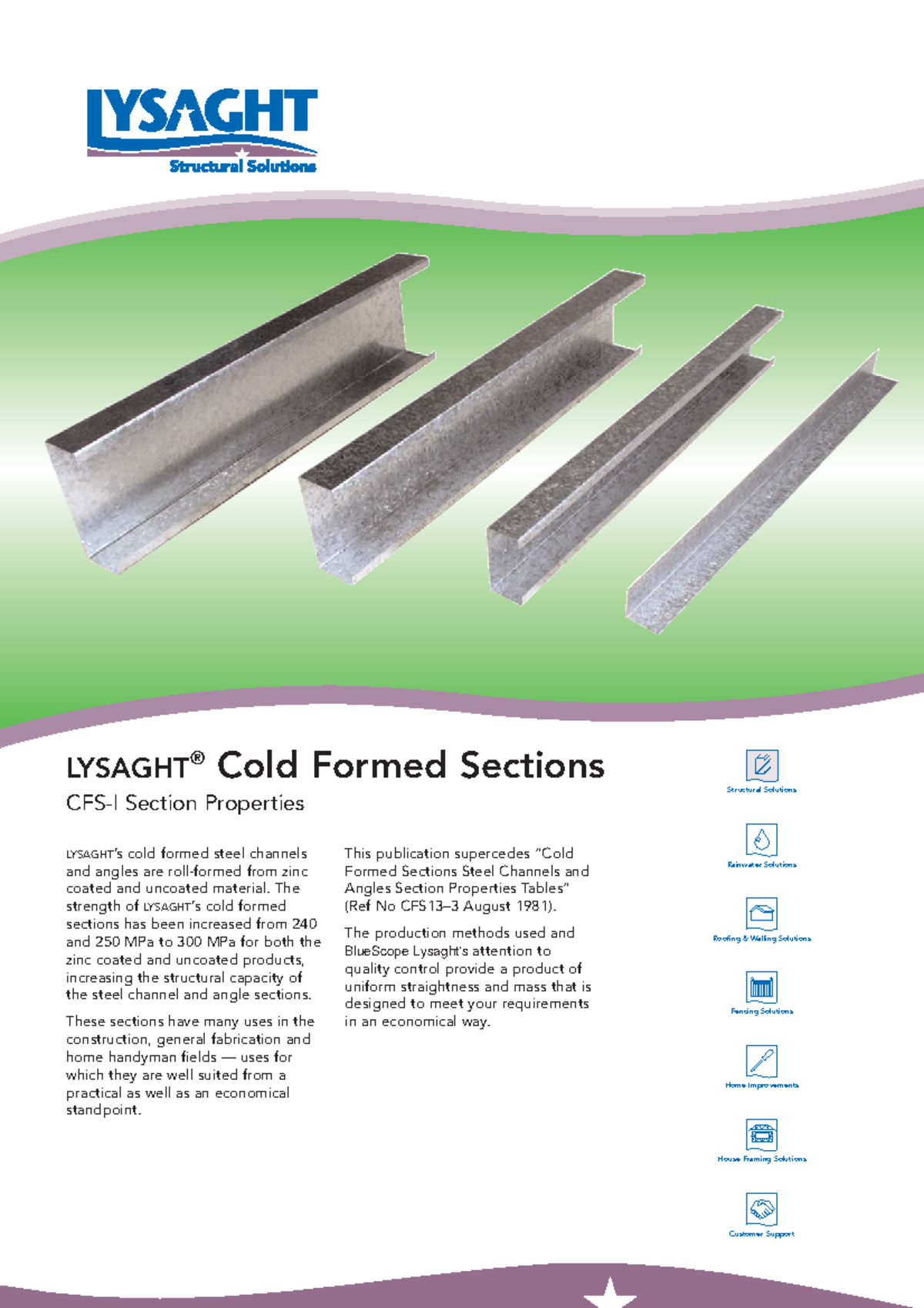 Newbarcode-Cold Formed Sections I Section Properties - Rainwater ...