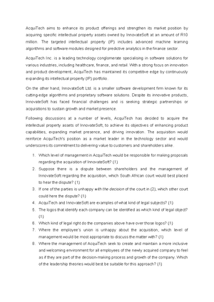 MNP60S - CPUT - Principles of management and law - Studocu