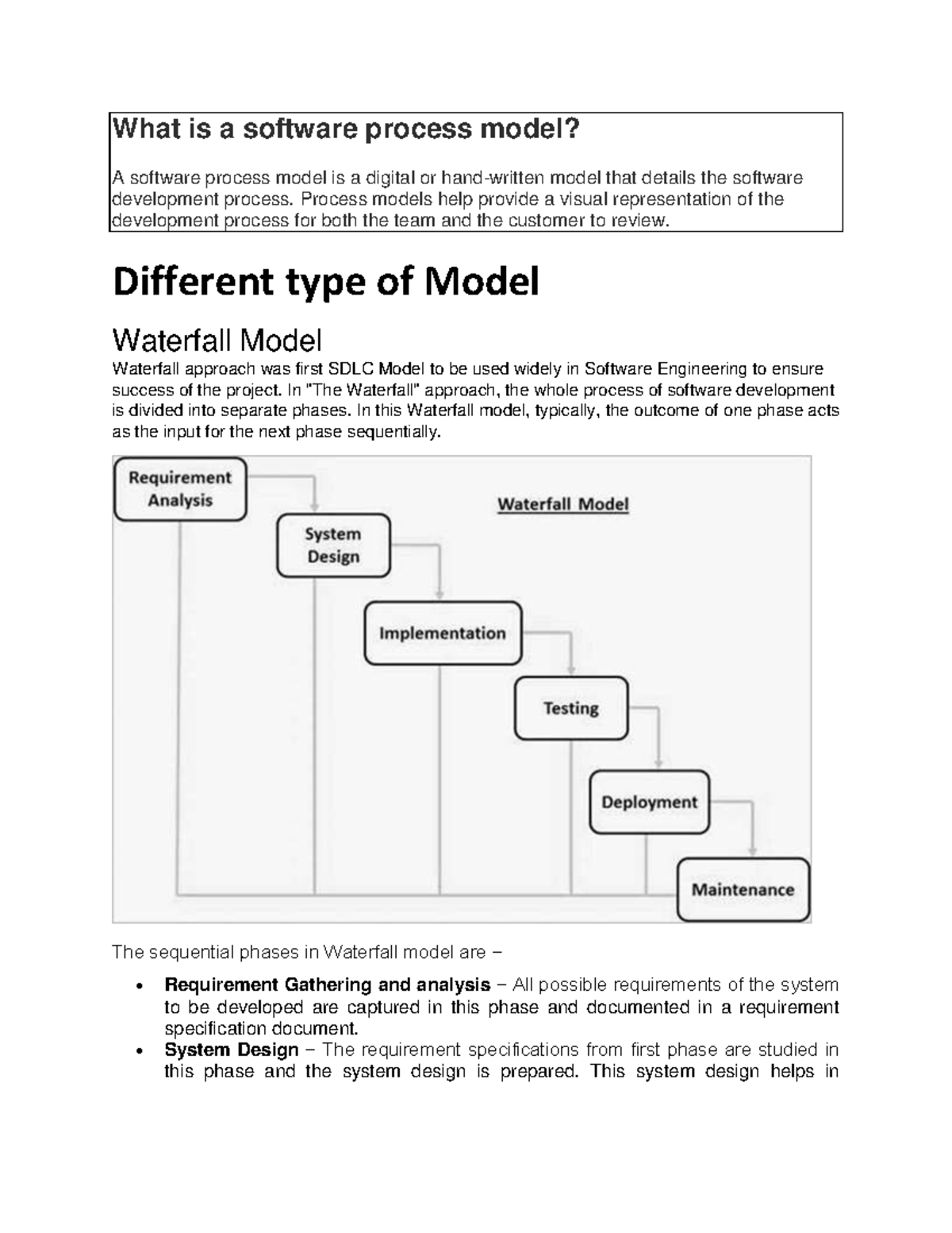 Unit-2 - Complete note of software engineering - What is a software ...